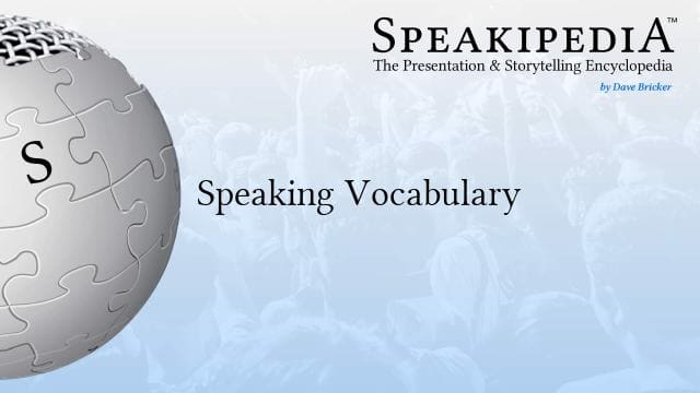 Public Speaking: Words and Gestures - Speakipedia